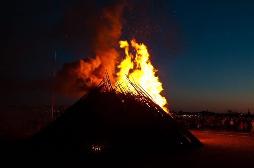 Postcard: Valborg Bonfires in Sweden - Lola Akinmade