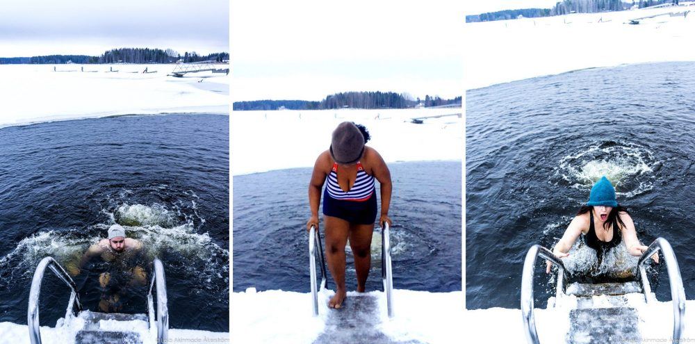 Video + Photos: Finnish Sauna + Ice swimming in Lahti, Finland - Lola ...