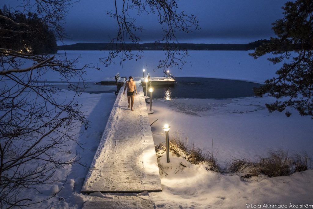 Video + Photos: Finnish Sauna + Ice swimming in Lahti, Finland - Lola ...